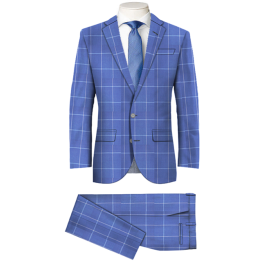 BLUE WINDOW PANE SUITS